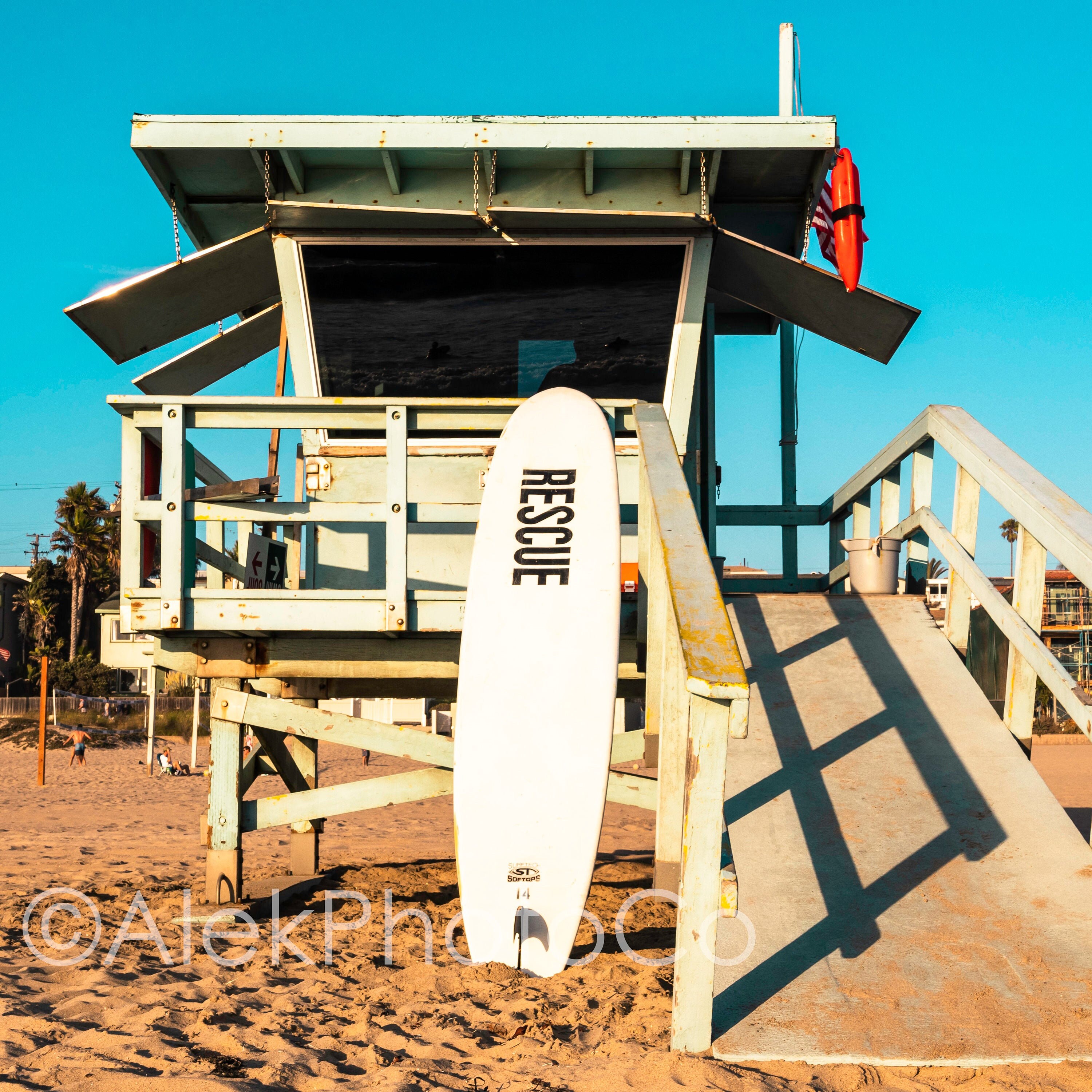 California Lifeguard Tower Photography Print, California Beach ...