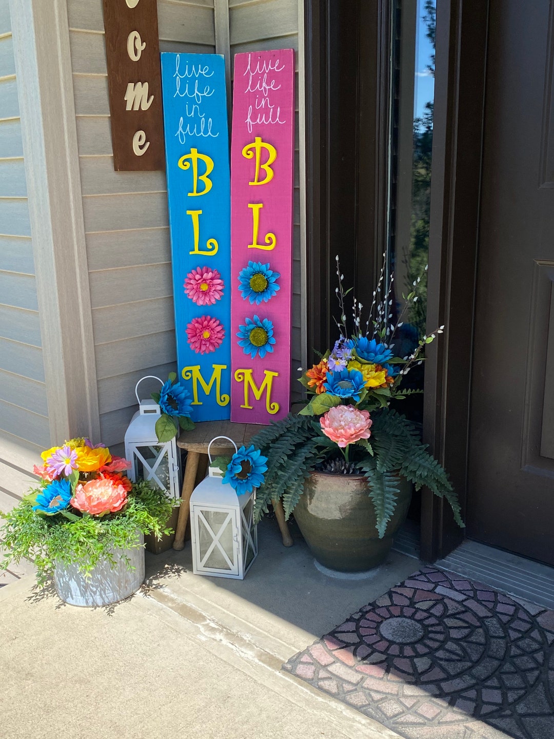 Bloom Porch Sign - Etsy