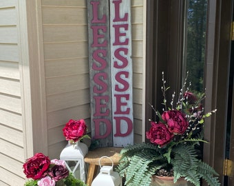 Blessed Porch Sign | Etsy