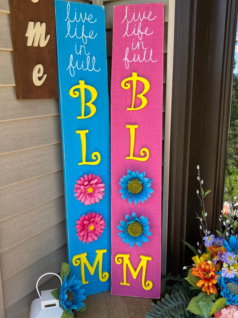 Bloom Porch Sign - Etsy