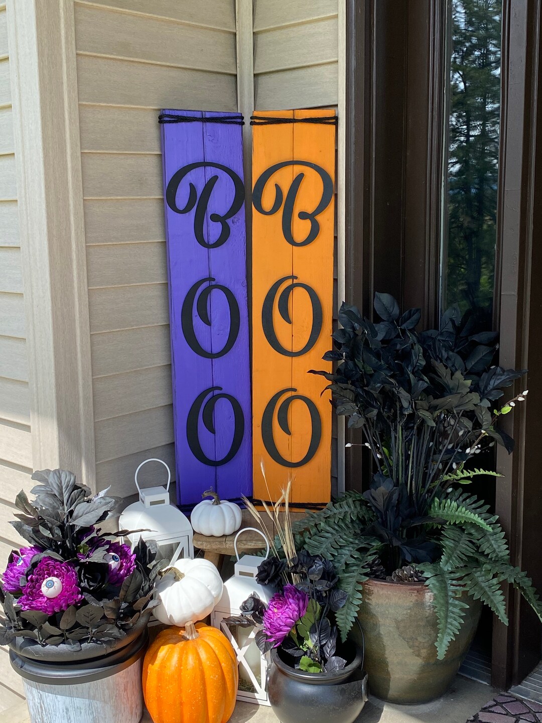 Boo Porch Sign - Etsy