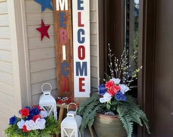 USA Porch Sign USA Sign Porch Sign American Porch Sign - Etsy