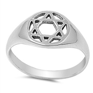 Star of David Ring 925 Sterling Silver Ring - Etsy