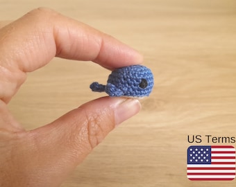PDF Crochet Pattern Mini Whale - Etsy