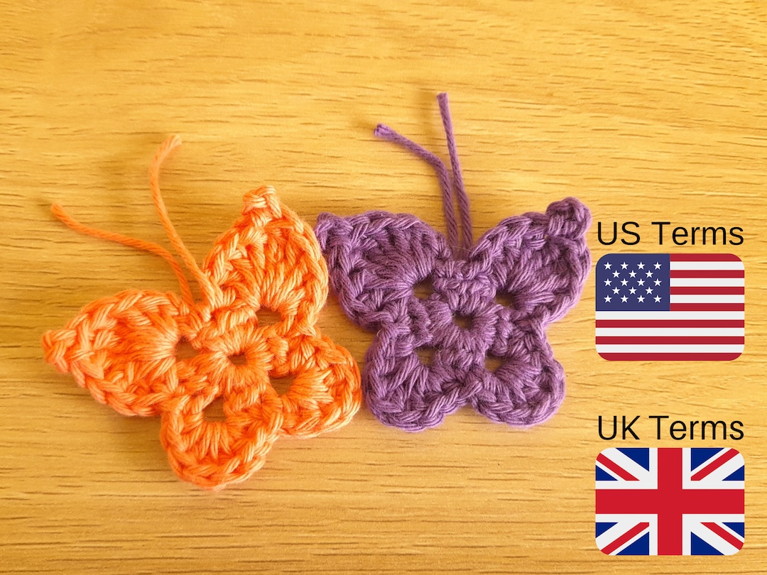 Crochet Butterfly Pattern, Butterfly Crochet Pattern, Crochet Butterfly ...