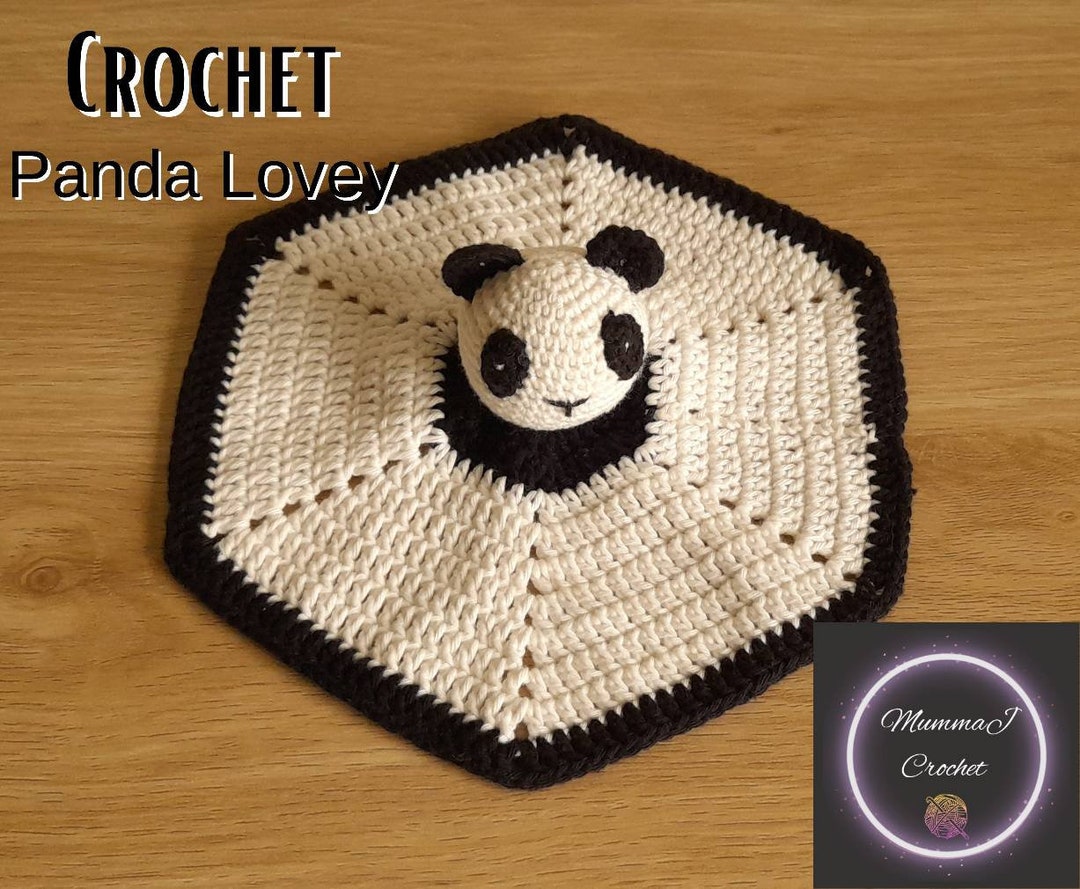 Crochet Panda Lovey, Crochet Pattern Panda Lovey, INSTANT DOWNLOAD - Etsy