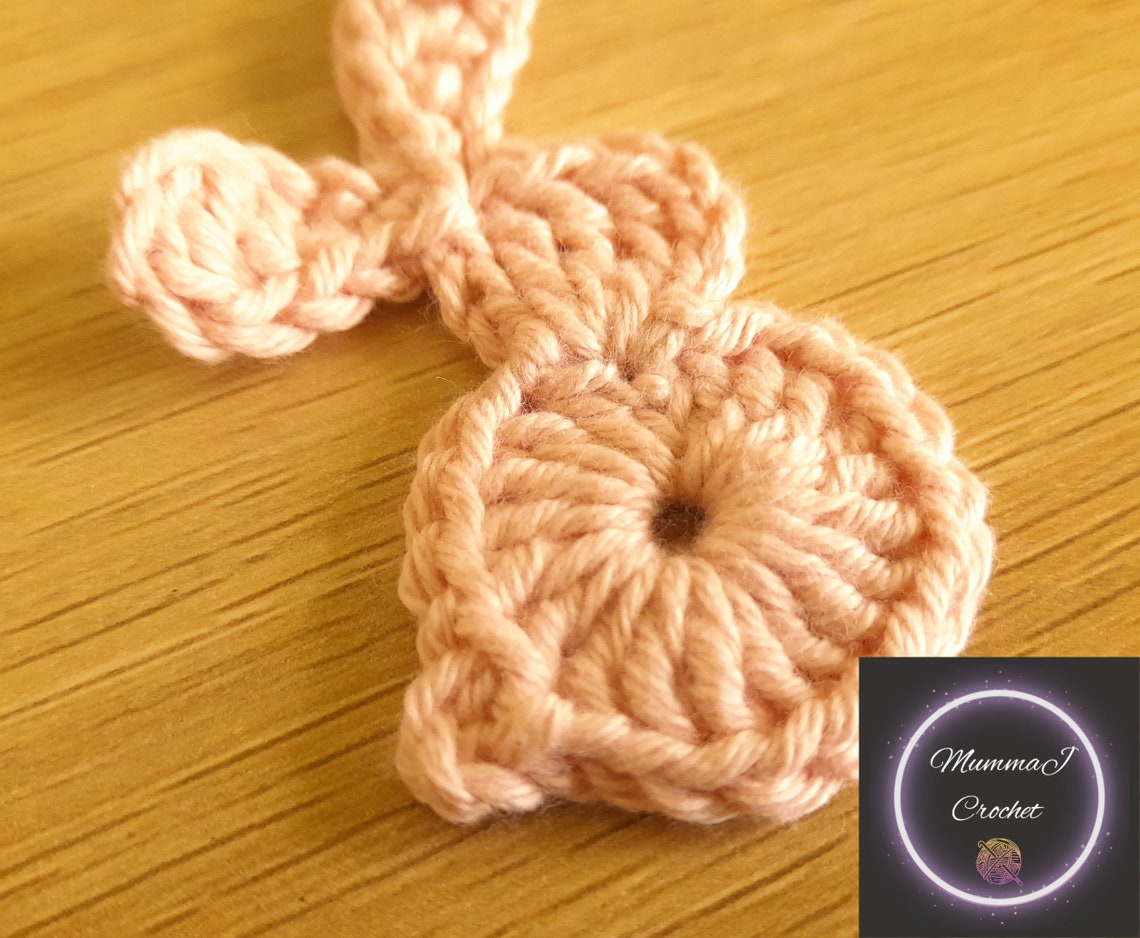 Crochet Bunny Applique Pattern Bunny Crochet Pattern Crochet - Etsy