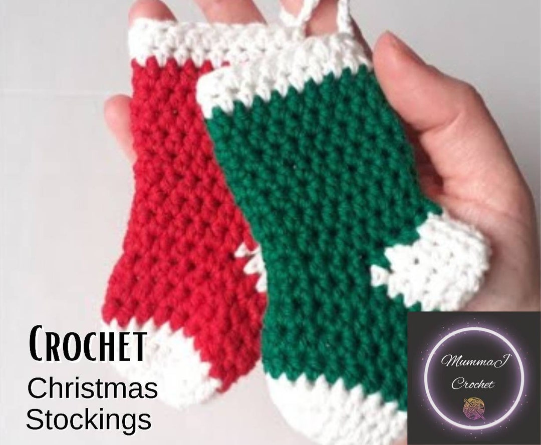 Crochet Pattern Mini Christmas Stockings Crochet Christmas - Etsy