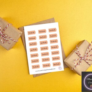 Printable Handmade Stickers X10 Sheets Set US Letter Size - Etsy