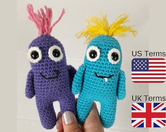 Worry Monster Crochet Pattern - Etsy