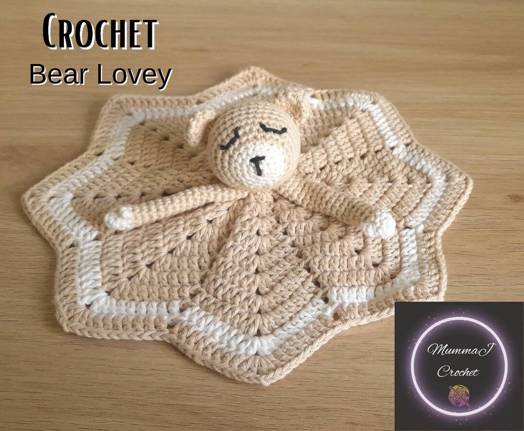 Crochet Pattern Bear Lovey Crochet Bear Lovey Crochet Bear - Etsy