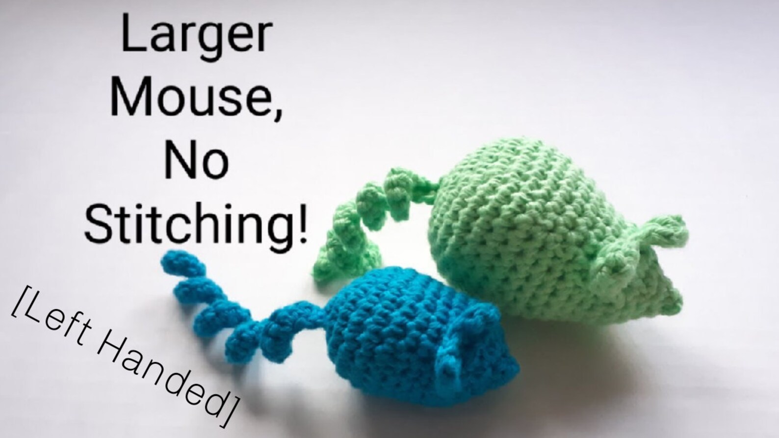 Crochet Pattern Mouse Cat Toy Large and Small Patterns - Etsy
