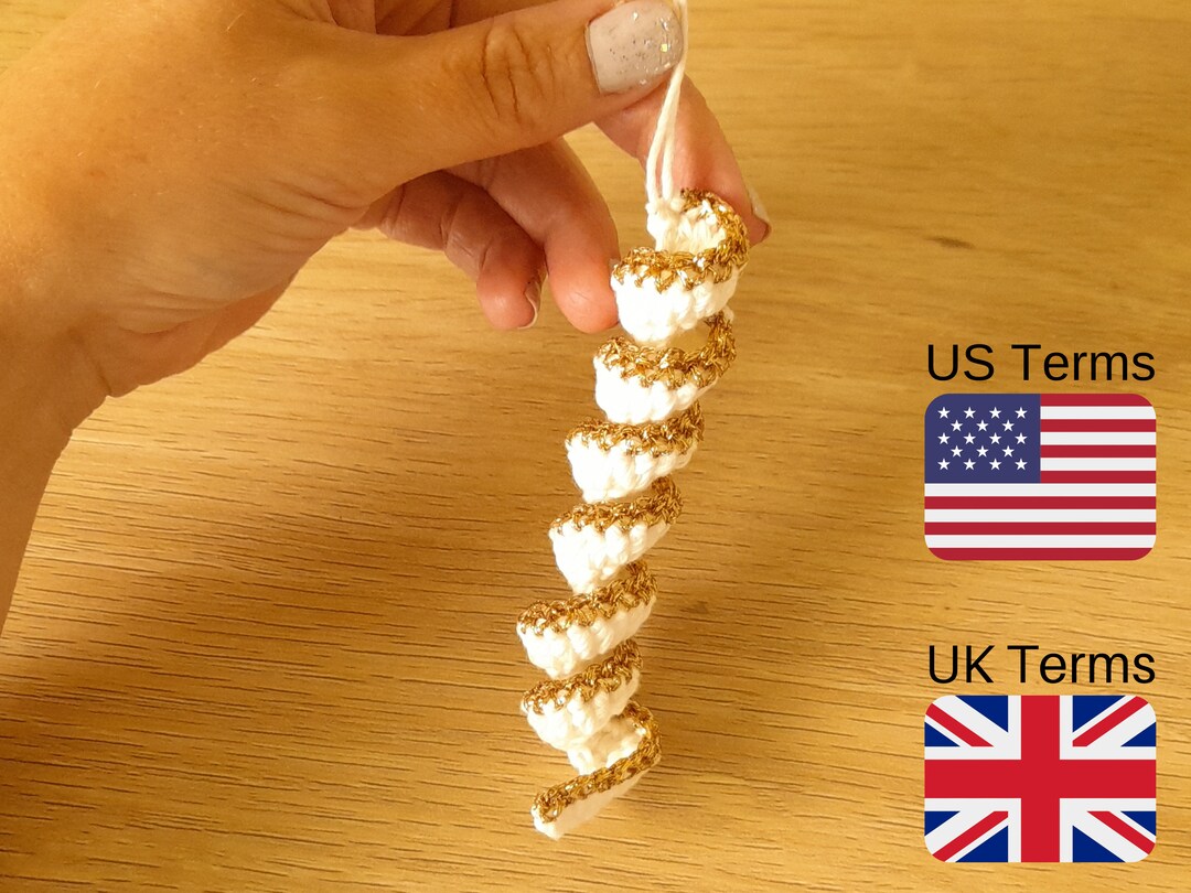 Crochet Icicle Ornament, Crochet Icicle Pattern, Crochet Icicles PDF ...