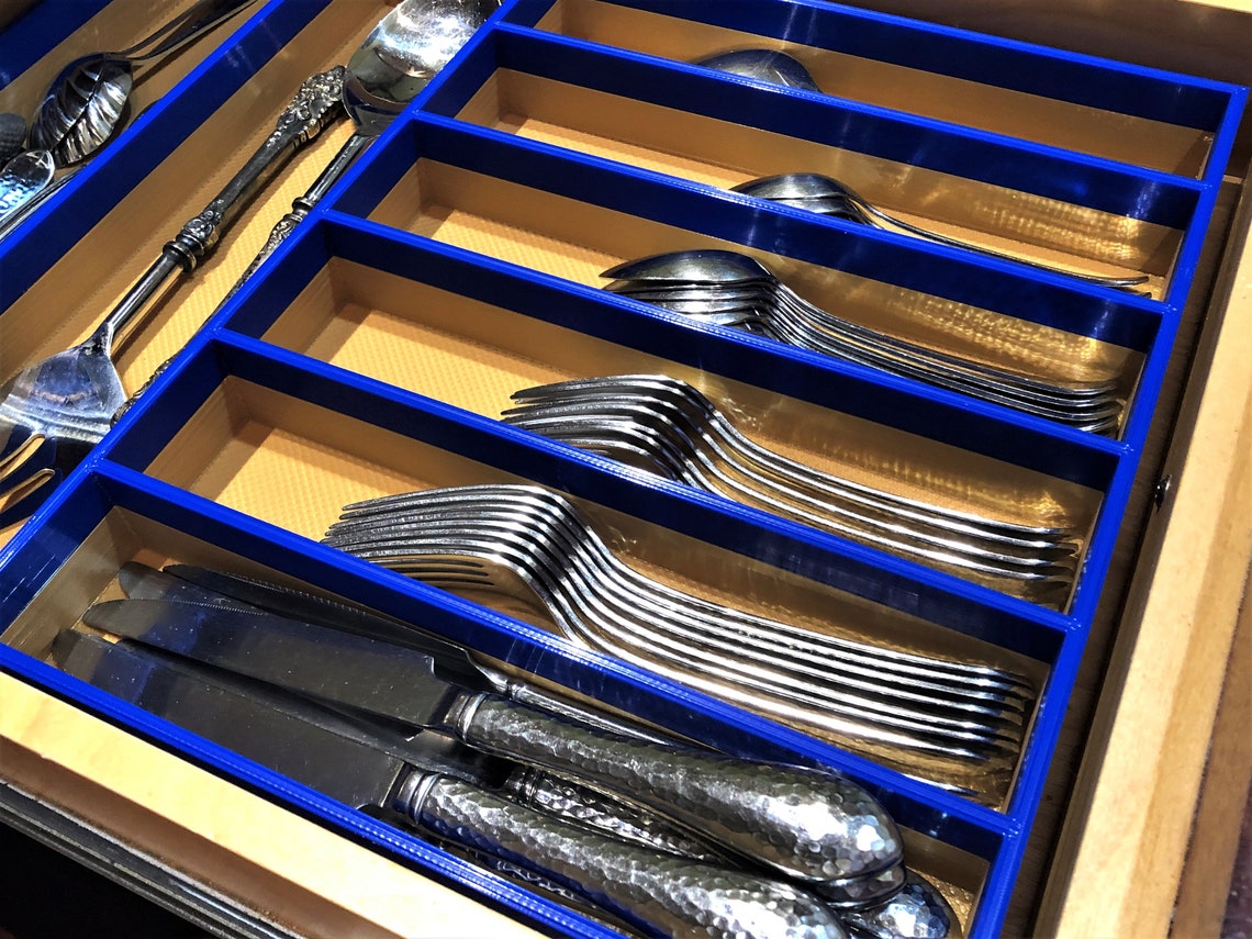 Custom Flatware Drawer Organizer 100 % Built to Your Exact | Etsy