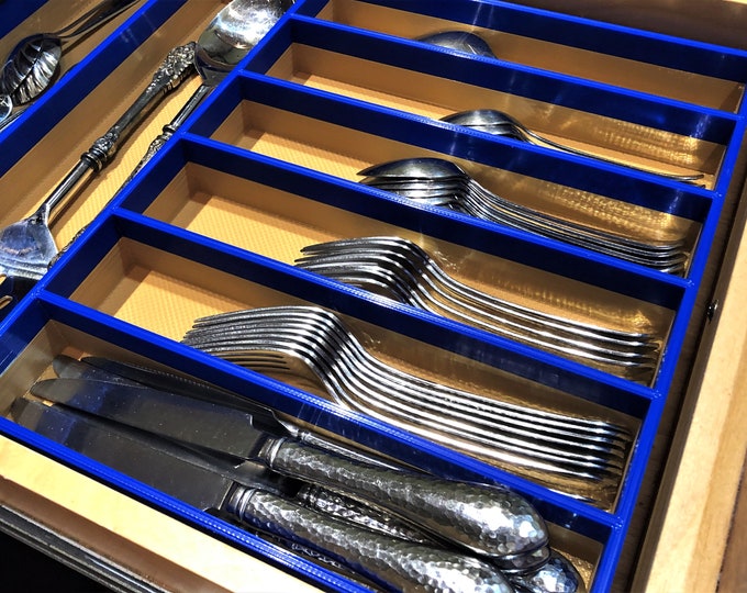 Custom Flatware Drawer Organizer, 100 % Built to Your Exact ...
