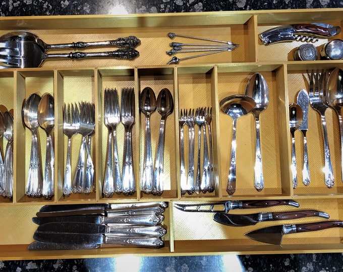 Custom Silverware Drawer Organizer, Made to Your Specifications - Etsy