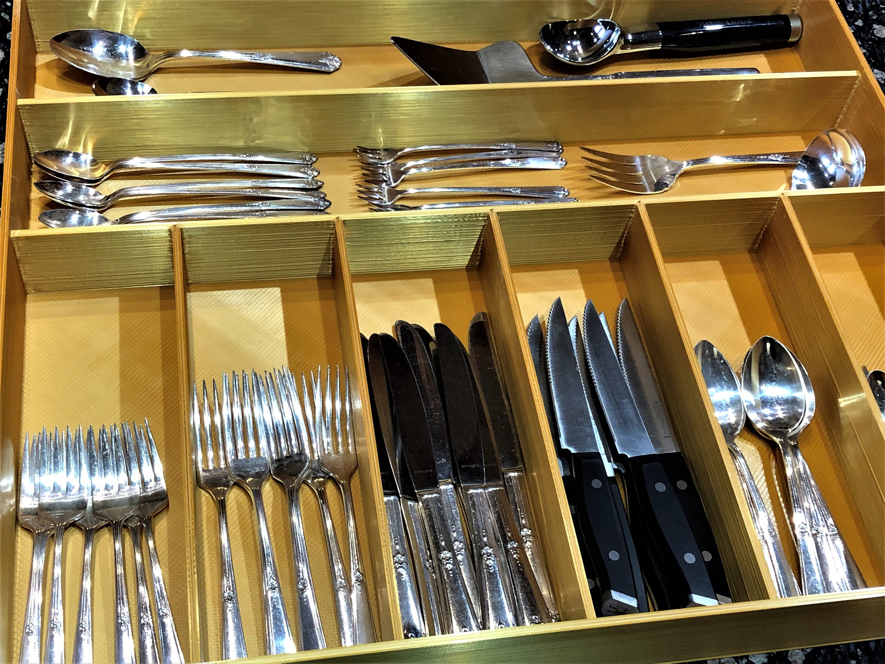 Custom Silverware Drawer Organizer 100% Custom We Build Your - Etsy