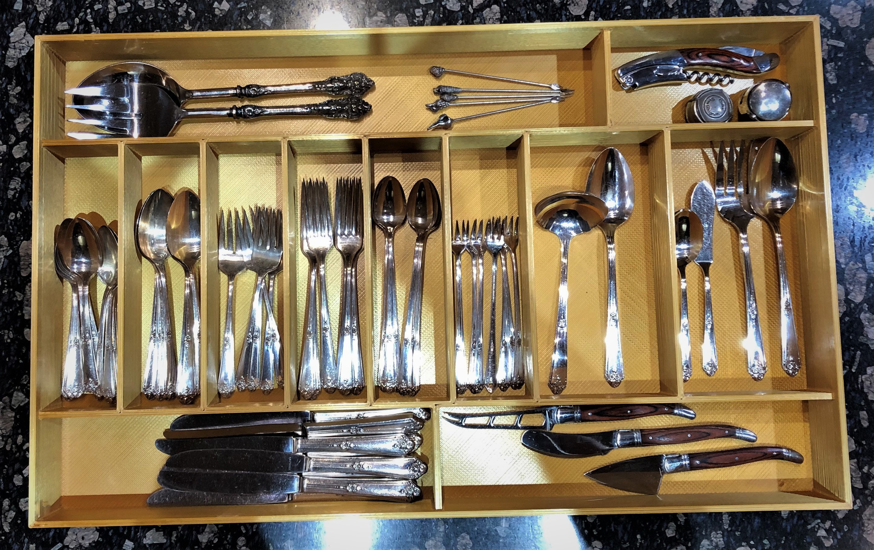 Custom Silverware Drawer Organizer Made to Your - Etsy