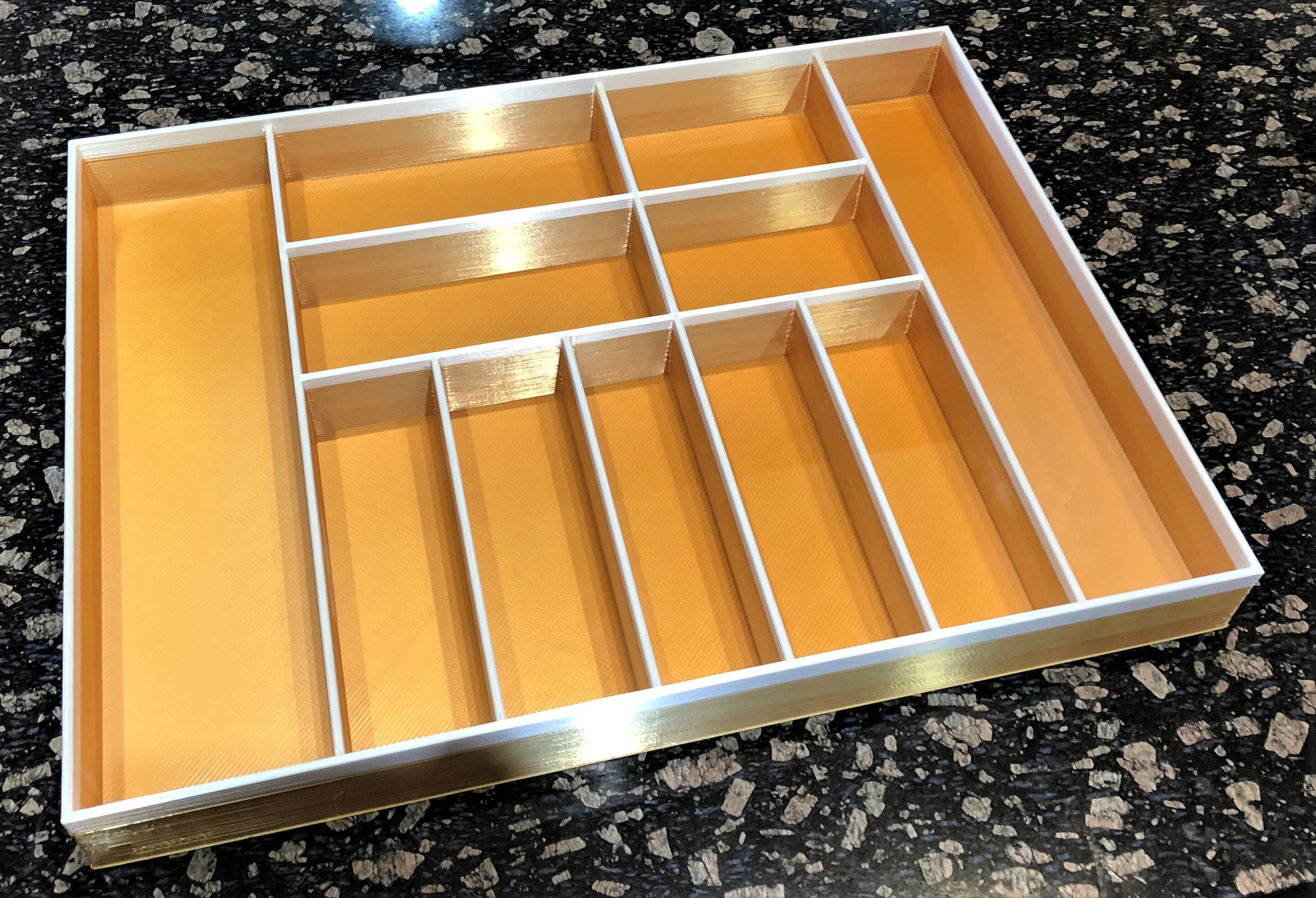 Custom Silverware Drawer Organizer 11 compartment organizer | Etsy