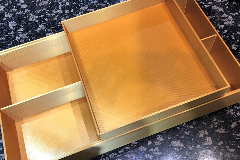 Custom Drawer Organizers, Nesting SET With Front to Back Slider, Stores ...