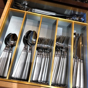 Custom Silverware Drawer Organizer, Cutlery Drawer Organizer, 100% ...
