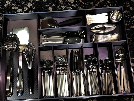 Custom Silverware Drawer Organizer Utensils Organizer 100% | Etsy