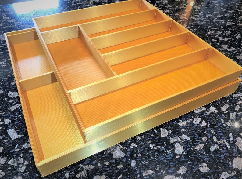 Custom Drawer Organizers, Nesting SET With Front to Back Slider, Stores ...