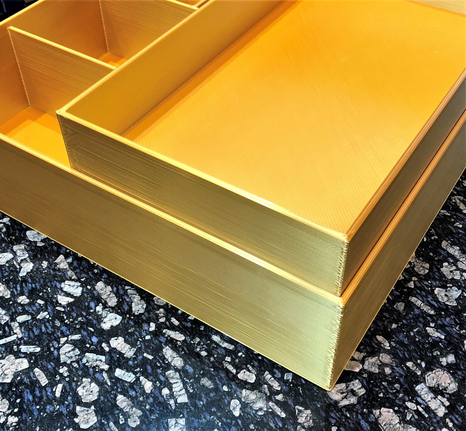 Custom Deep Drawer Organizer With Front to Back Top Slider, Nesting Set ...