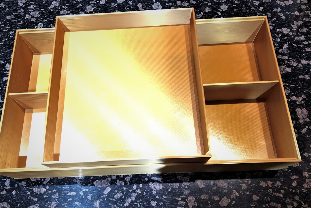Custom Drawer Organizers, Nesting SET With Front to Back Slider, Stores ...