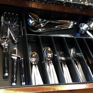 Custom Silverware Drawer Organizer, 100% Custom We Build Your Organizer ...