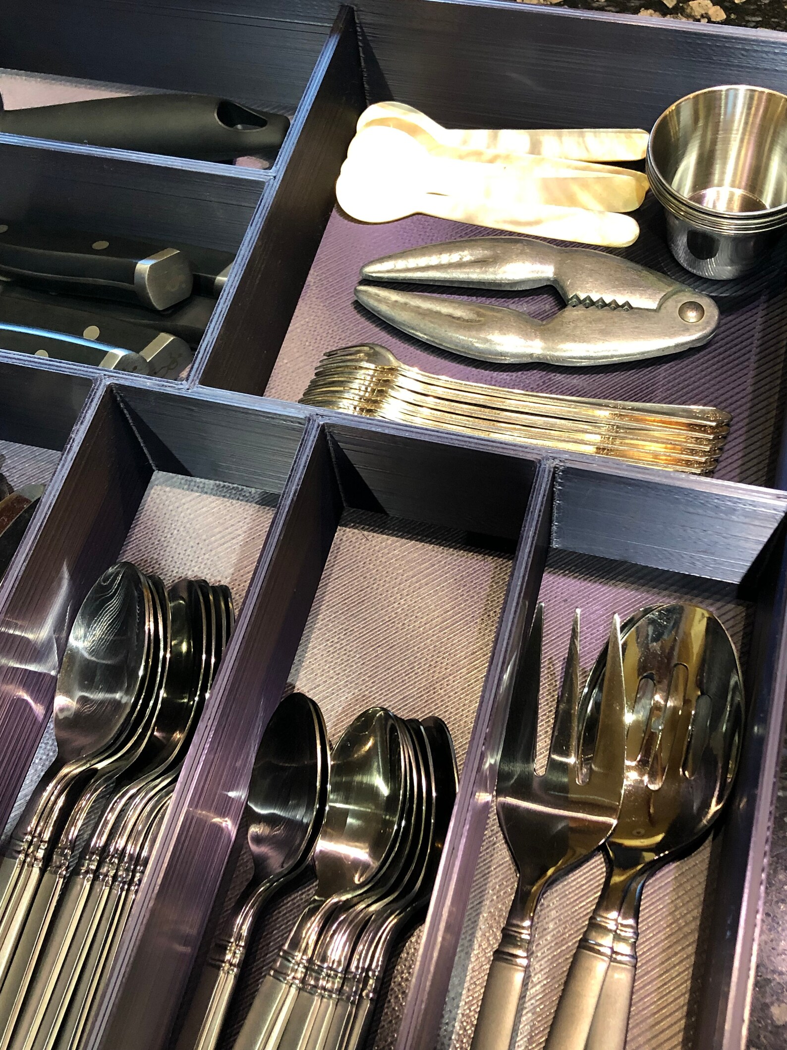 Custom Silverware Drawer Organizer Utensils Organizer 100% | Etsy