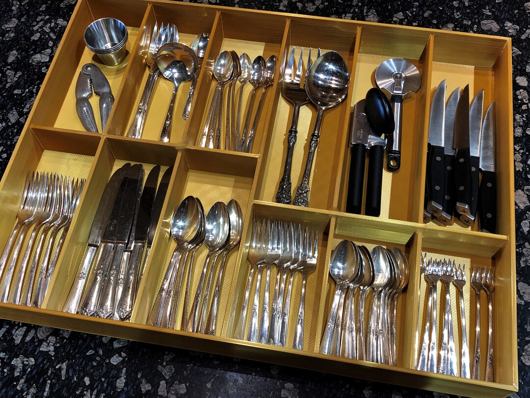 Custom Silverware Drawer Organizer Cutlery and Utensils - Etsy