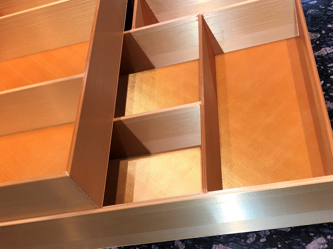 Custom Drawer Organizers, Nesting SET With Front to Back Slider, Stores ...