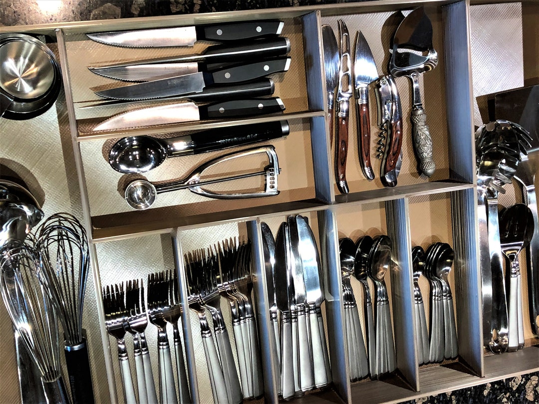 Custom Silverware Drawer Organizer, Cutlery Drawer Made to Order, 100% ...