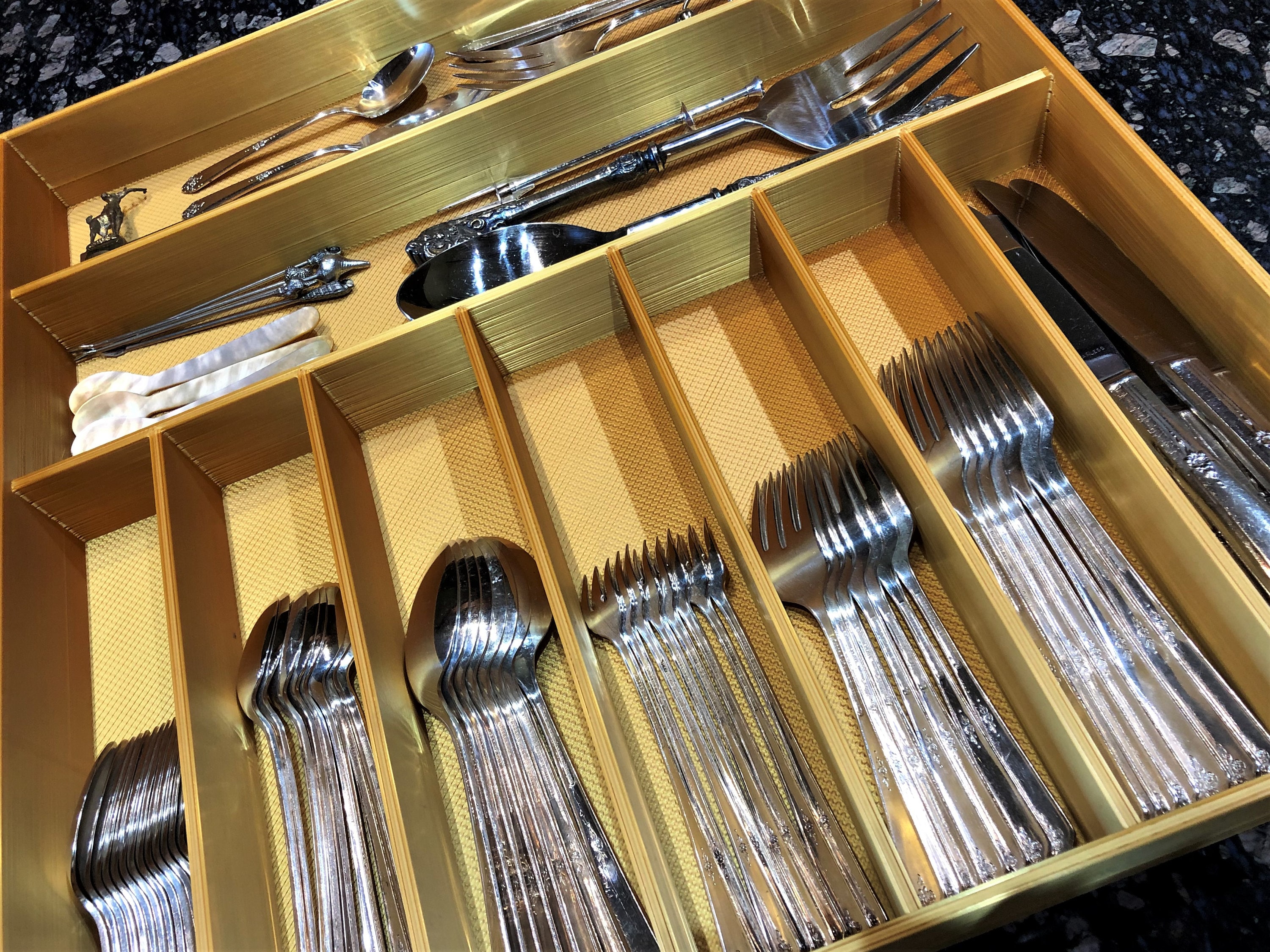 Custom Silverware and Serving Utensil Drawer Organizer 100% - Etsy