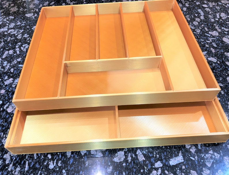 Custom Drawer Organizers, Nesting SET With Front to Back Slider, Stores ...