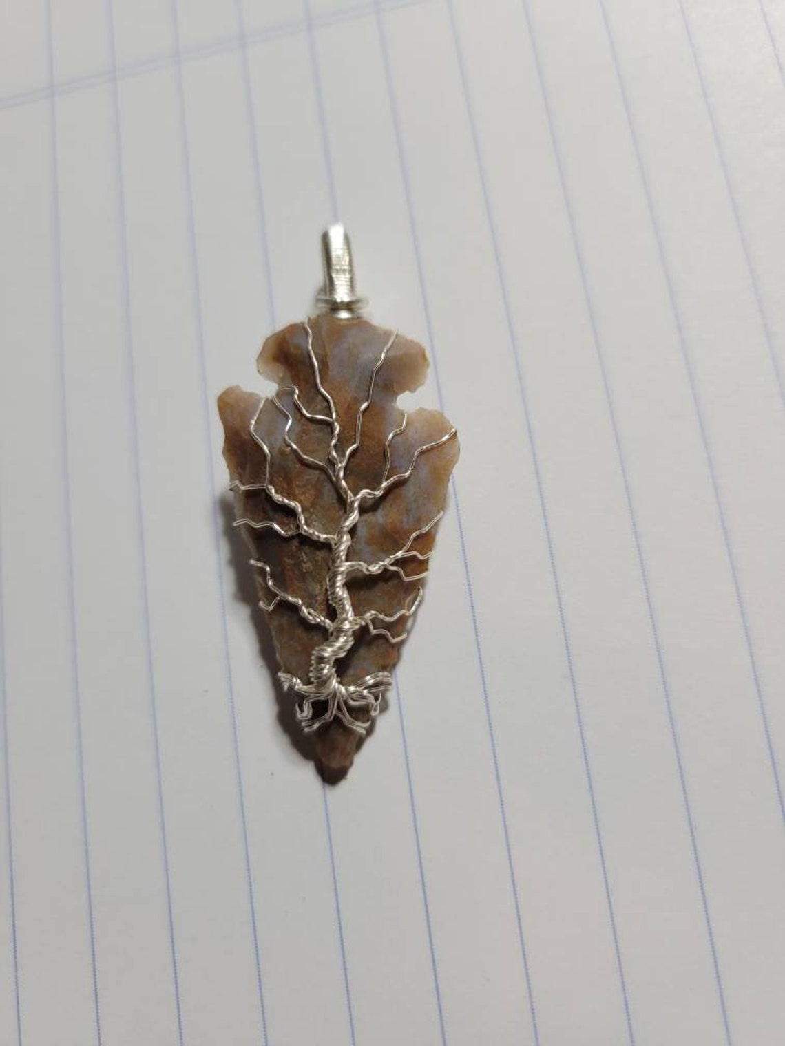 Wire Wrapped Arrowhead Tree of Life. Tree of Life Arrowhead, Arrowhead ...