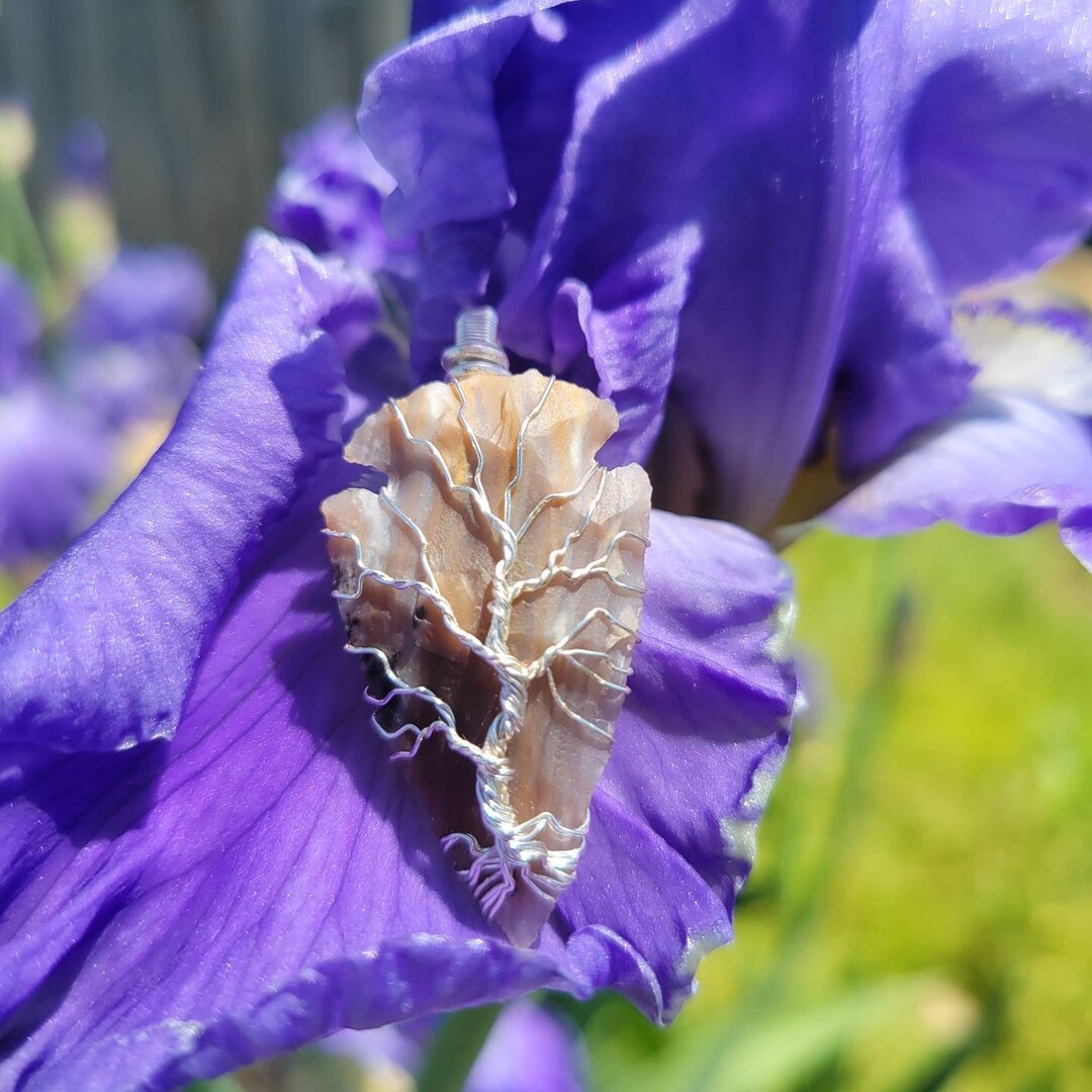 Wire Wrapped Arrowhead Tree of Life. Tree of Life Arrowhead, Arrowhead ...