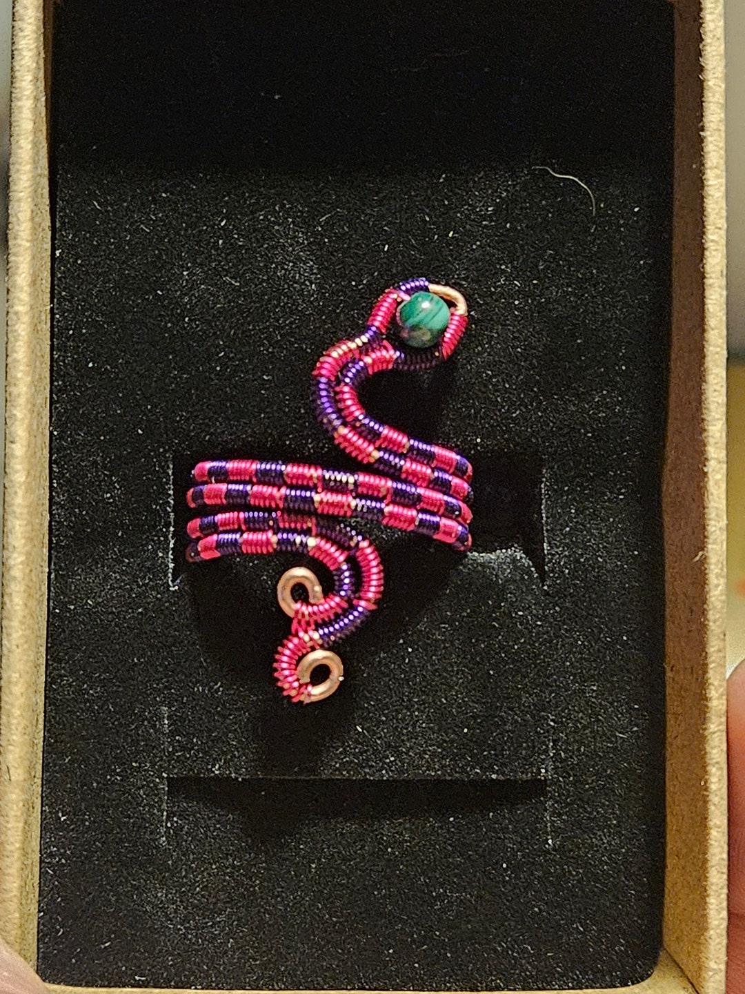 Adjustable Snake Rings, Wire Wrapped Snake Ring. Wire Weaved Snake Ring ...