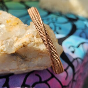 Cross Over Wire Wrapped Cuff Bracelet, Cross Over Wire Weaved Copper ...