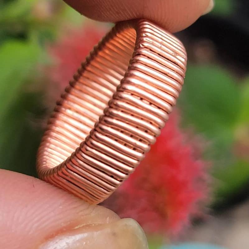 Copper Wire Ring - Etsy