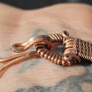 Cross Over Wire Wrapped Cuff Bracelet, Cross Over Wire Weaved Copper ...