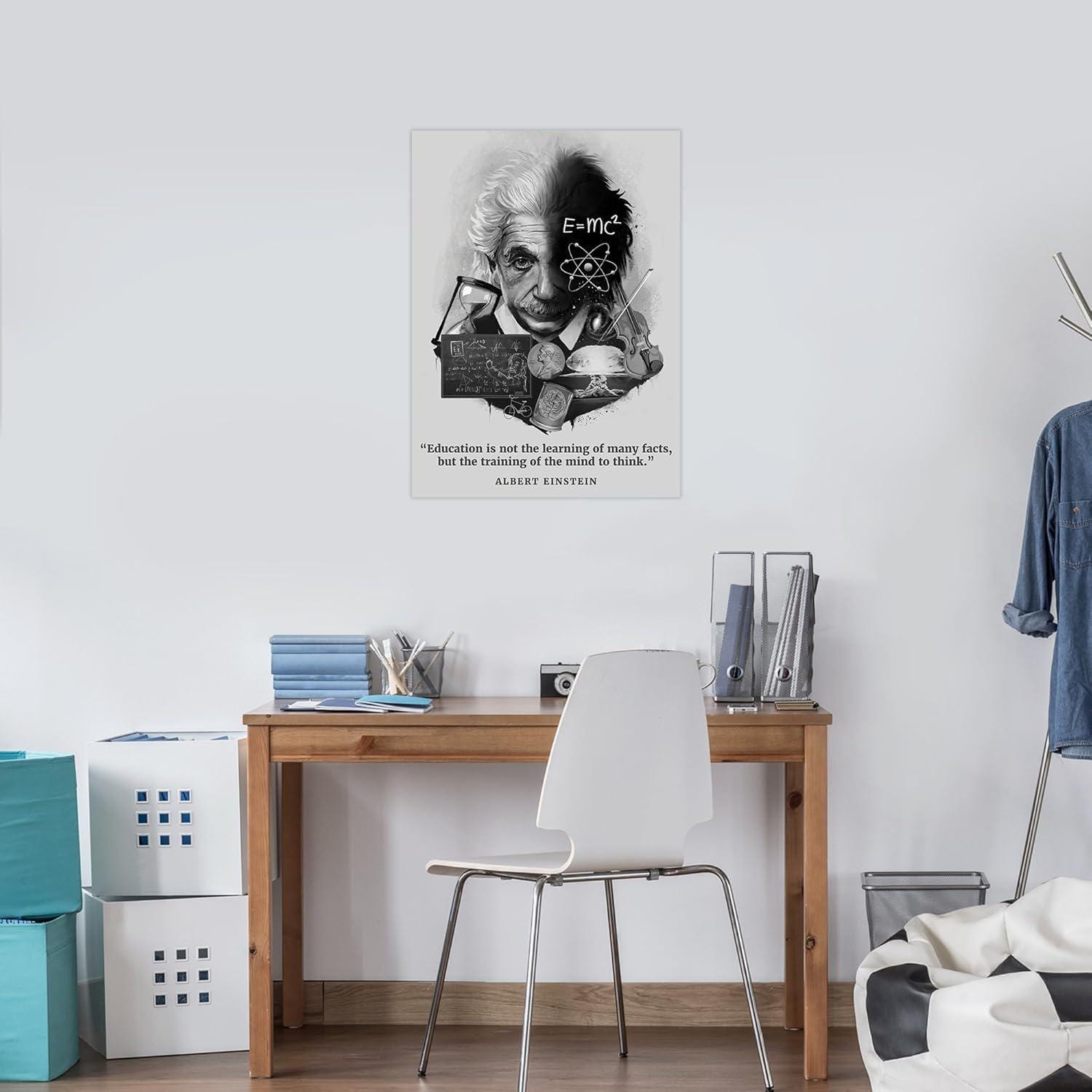 Palace Learning Albert Einstein Poster - Inspirational and Motivational ...