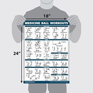 Palace Learning Quickfit Medicine Ball Workout Poster - Exercise ...