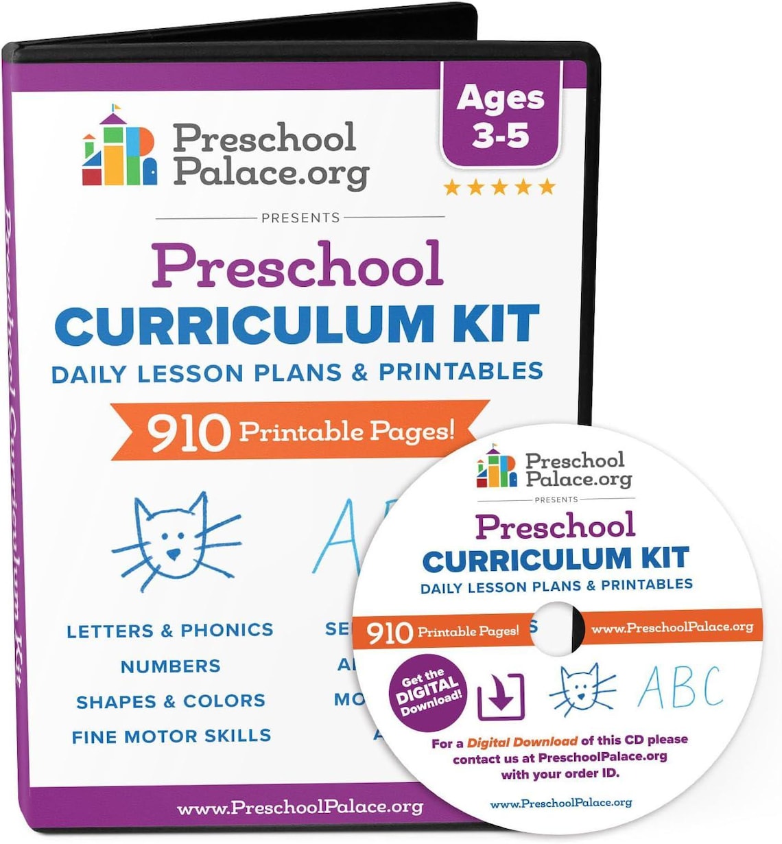 Ultimate Preschool Curriculum Kit on CD - Printable Workbooks, Lesson ...