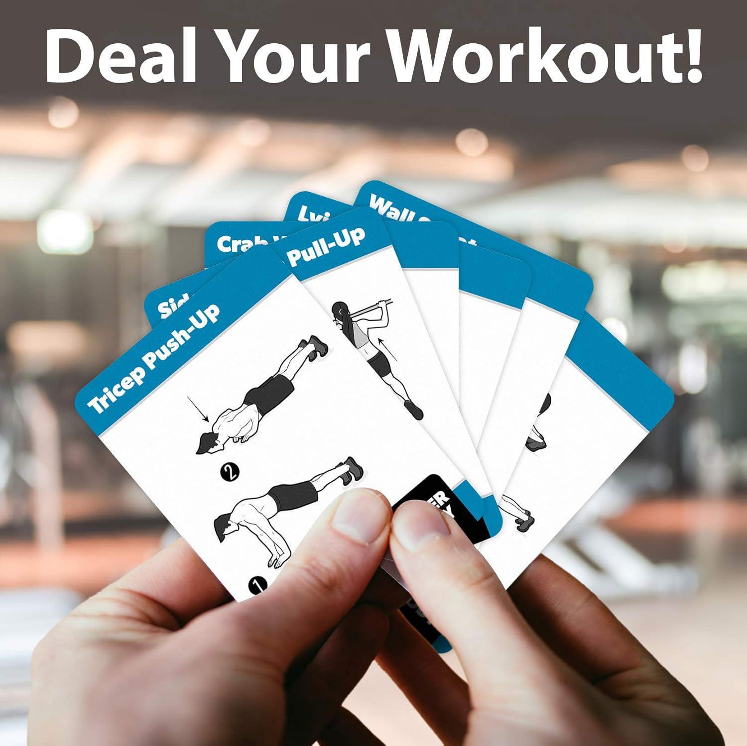 2 Pack - Bodyweight & Yoga Pose Exercise Cards - Fitness Workout ...