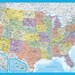 Laminated United States Map Poster - US Map Wall Chart - Made in the ...