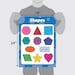 Shapes - Educational Poster Chart - Laminated - Double Sided (18 X 24 ...