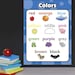Colors Poster Chart - Laminated - Double Sided (18 X 24) - Etsy