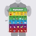 3 Pack - ABC Alphabet + Numbers 1-10 + Colors Poster Set - Toddler ...